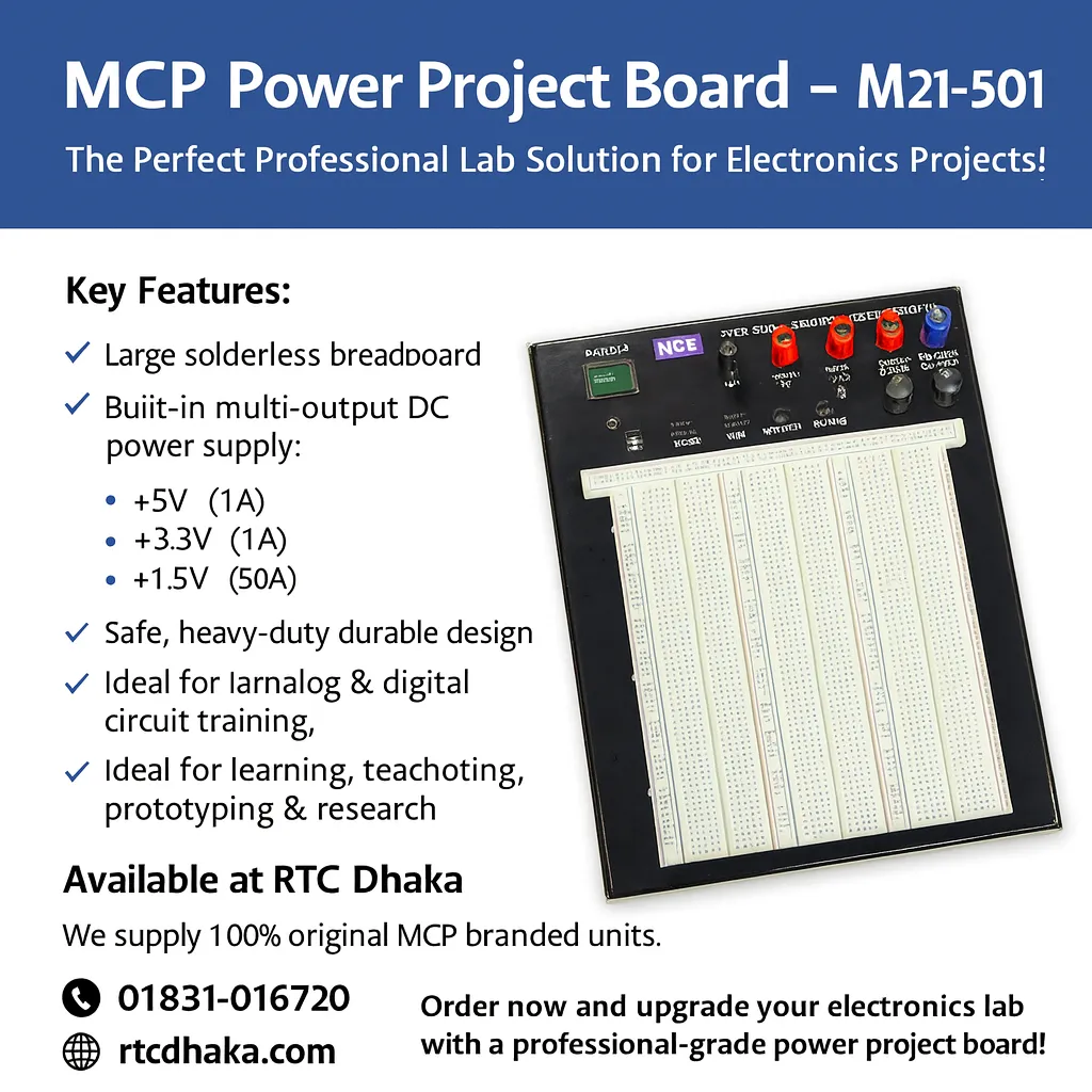 Power Project Board M21-501 for Electrical Projects