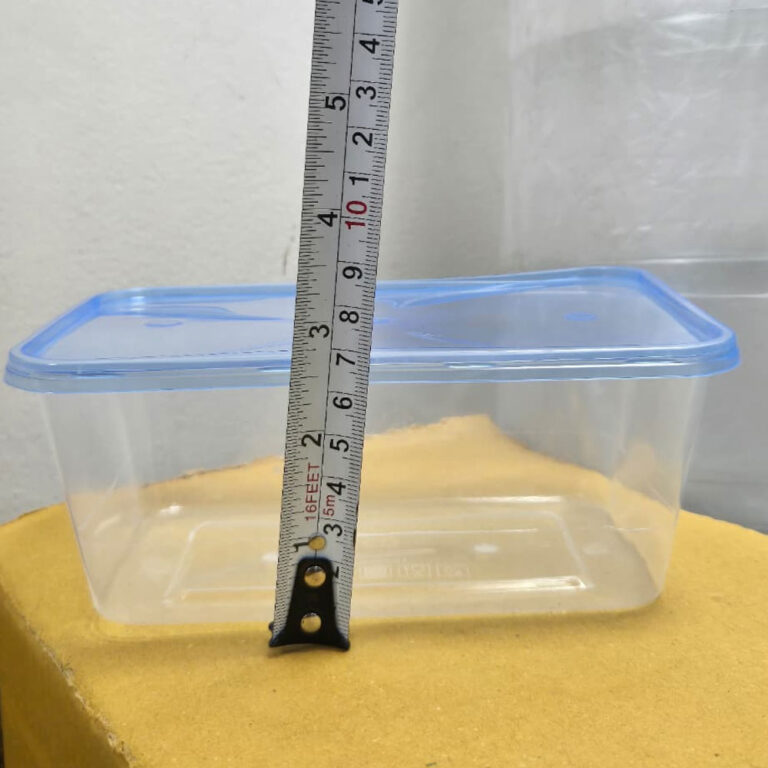 Rectangular Plastic Food Storage Container with Lid | Food Box
